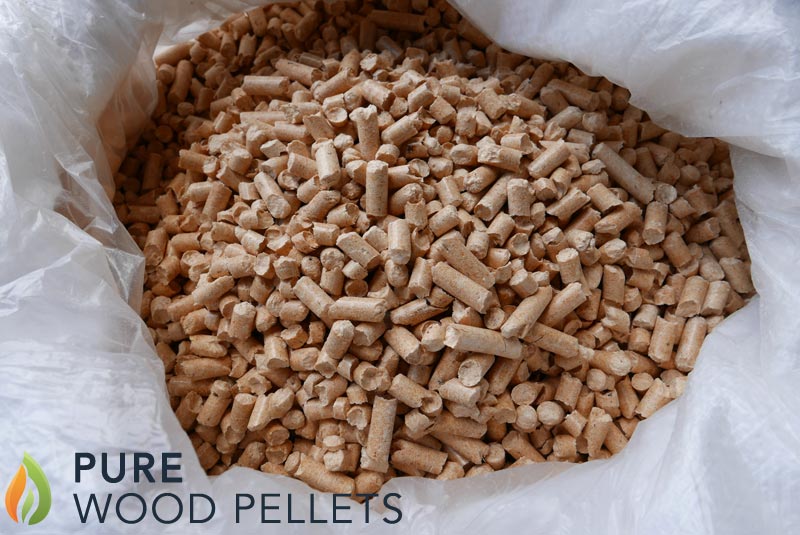 Pure Wood Pellets (Clear bags)